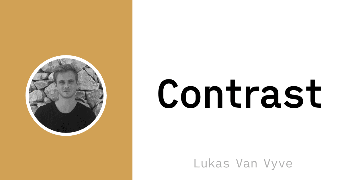 #72 Contrast - Lukas Van Vyve